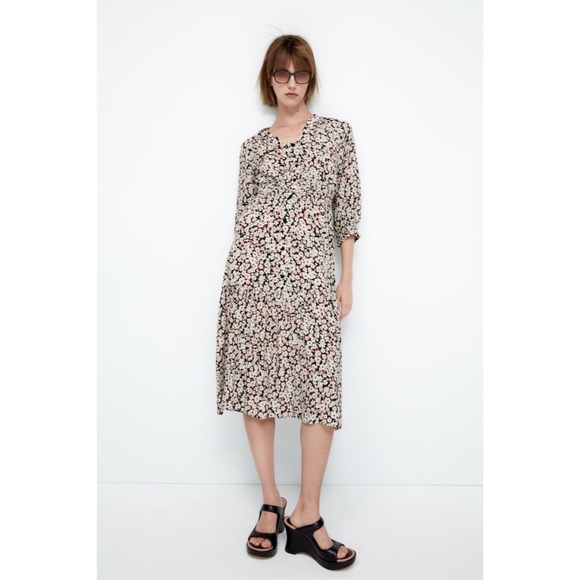 Zara | Dresses | Nwt Zara Print Dress | Poshmark